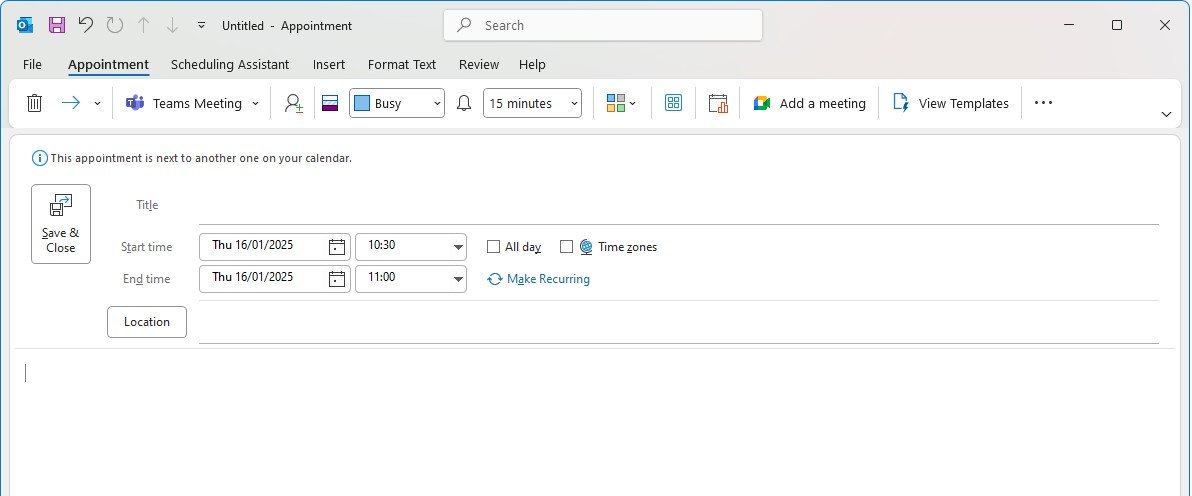Use Outlook email template (*.oft) in calendar invite - Microsoft Q&A
