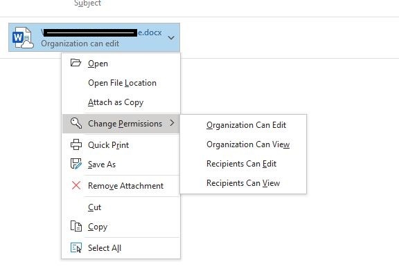 Misleading Error when Attaching a file as a link in outlook - Microsoft Q&A