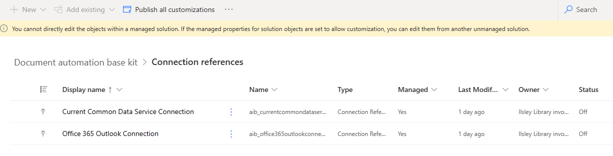 I'm trying to set up a custom documents solution. - Microsoft Q&A