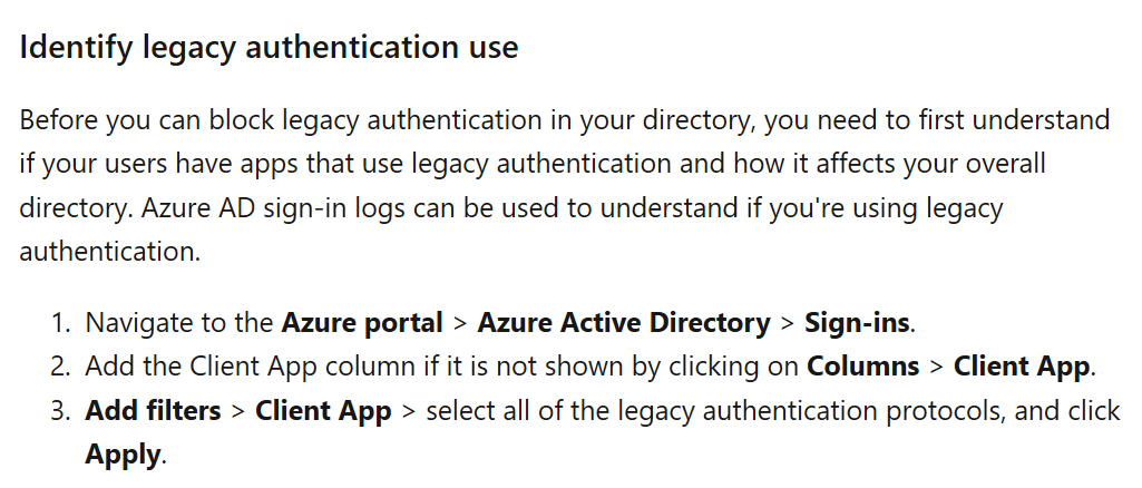 Modern Authentication vs Legacy Authentication - Microsoft Q&A