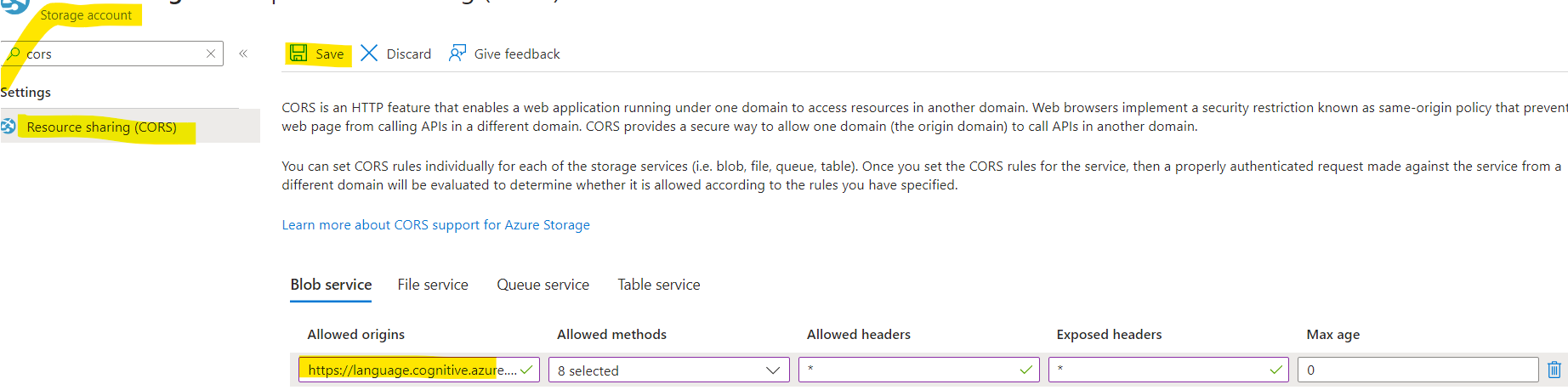 Language Studio Doc Translation - Unknown Error (Blob Storage) - Microsoft Q&A