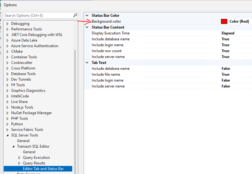 How to set Visual Studio color banner per connection based on SSMS ...