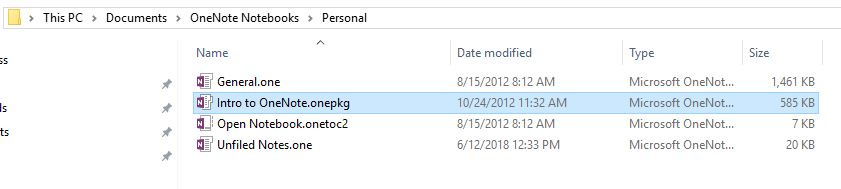 location of OneNote files and file types - Microsoft Q&A