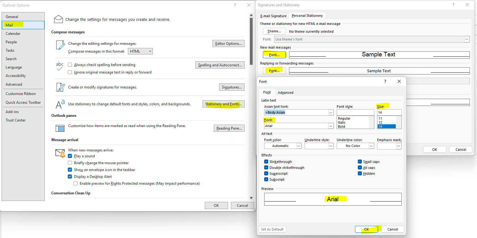 Auto format email - Microsoft Q&A