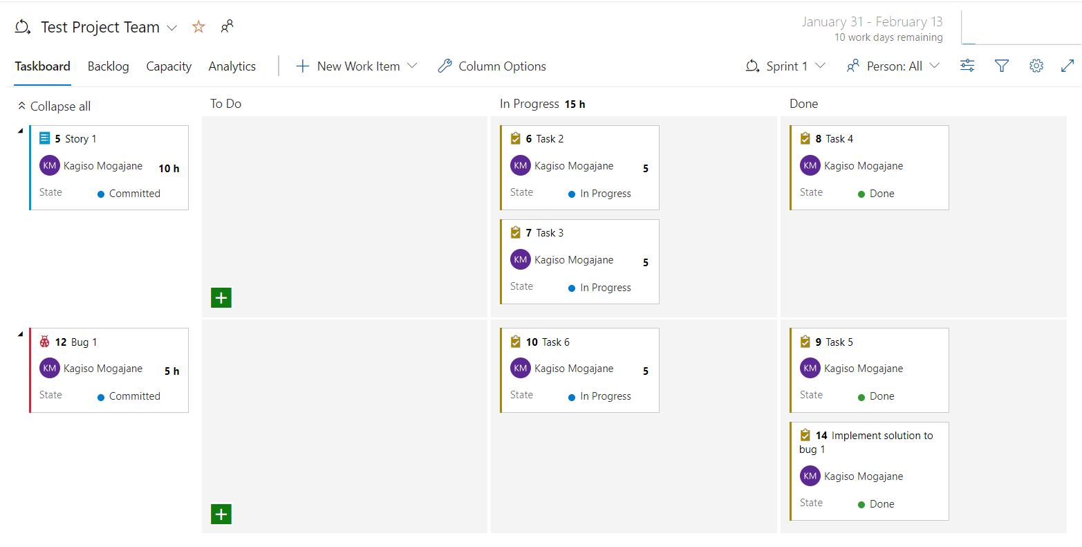 How do I make my Burndown Trend calculate Remaining Work - Microsoft Q&A