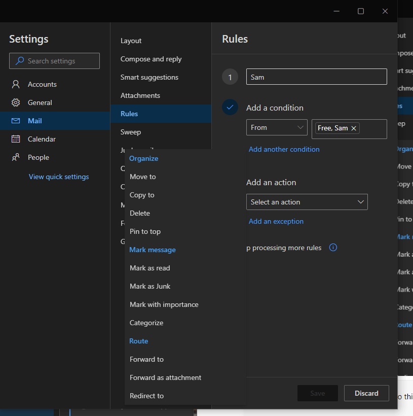 New Outlook Rules - Display Window Option Gone? - Microsoft Q&A