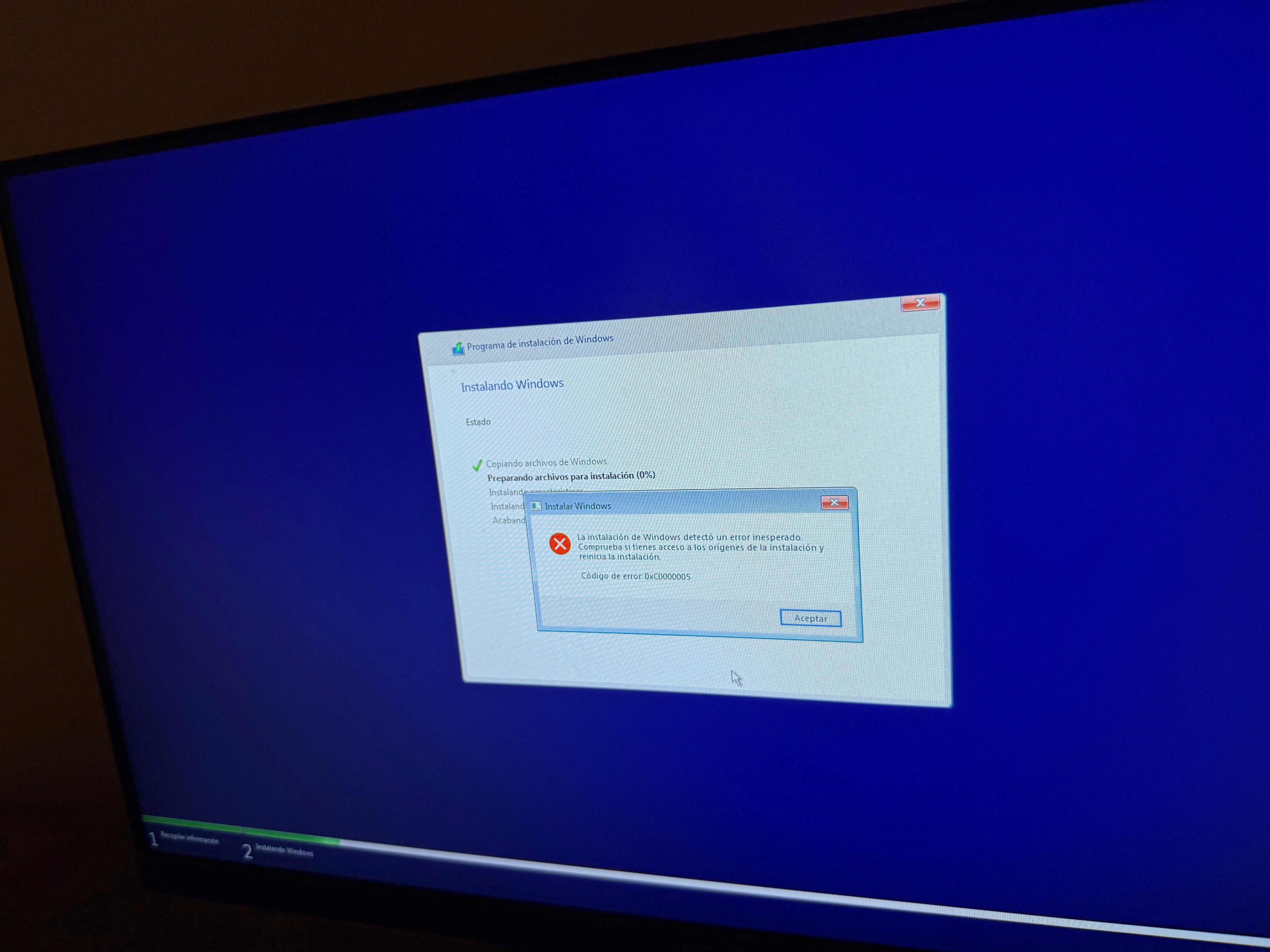 Your device ran into a problem and needs to restart. We'll restart for ...