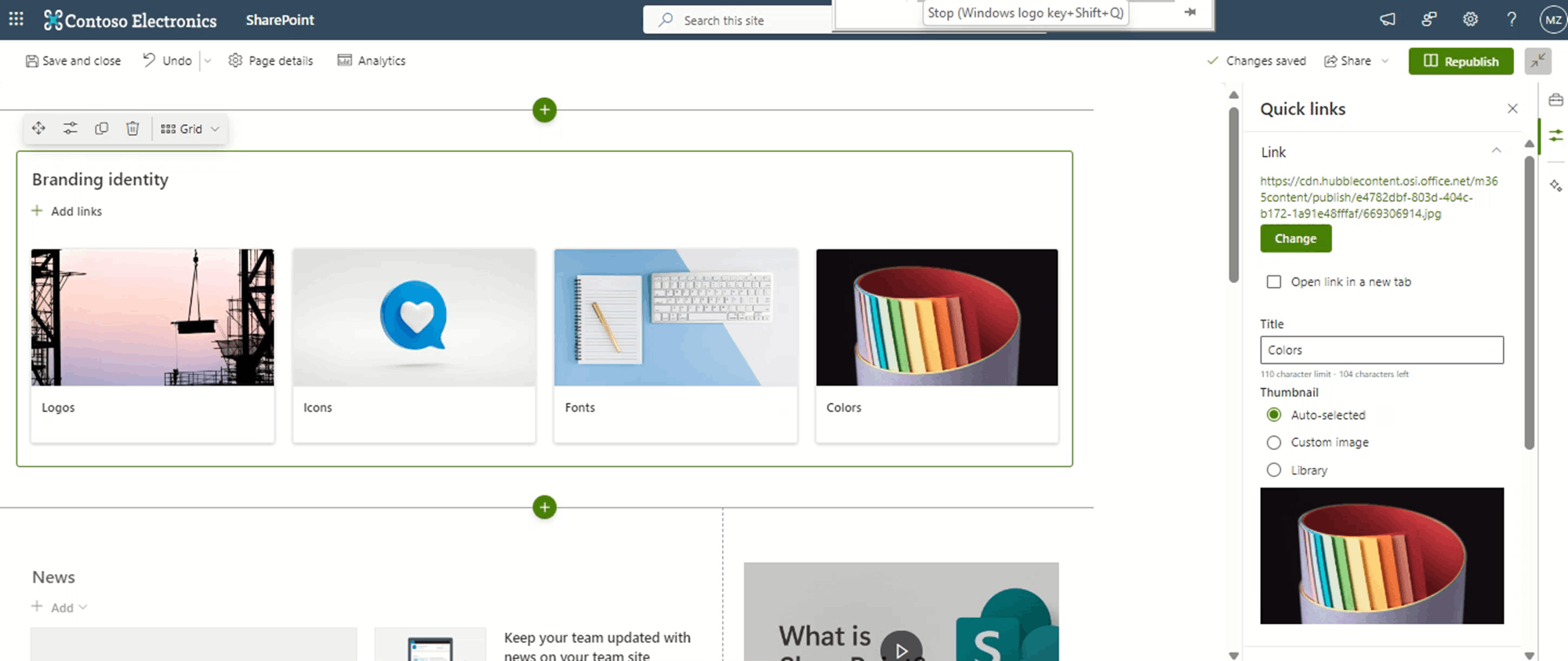Web Part question - SharePoint modern - Microsoft Q&A