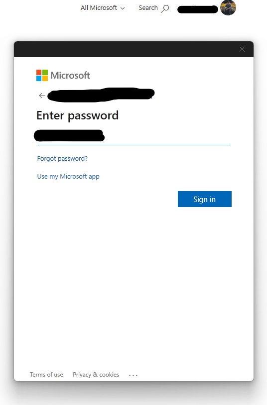Can't Log into profiles on Edge or Word - MS Login Popup broken? - Microsoft Q&A