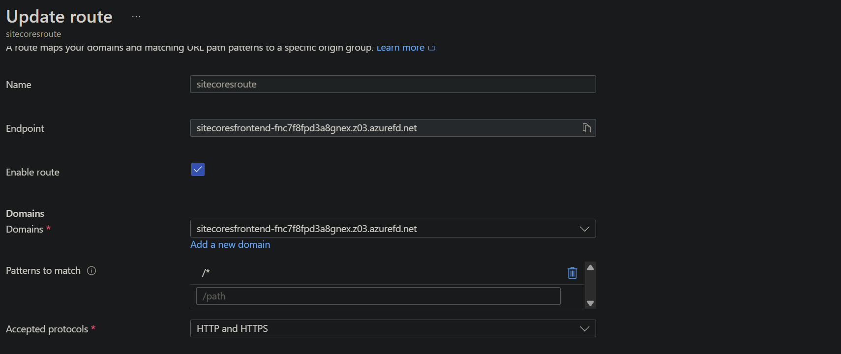 Integrate Azure managed nginx ingress with front door - Microsoft Q&A