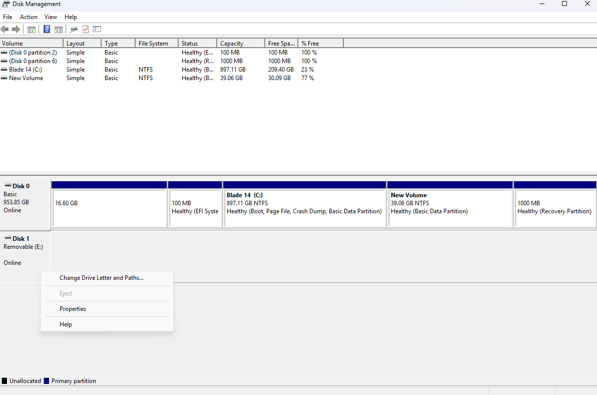 Cant initialize brand new ssd - Microsoft Q&A