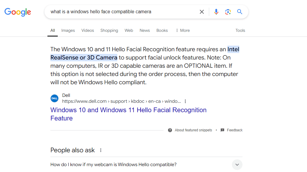 Hello face driver folder missing on windows 11 version 23H2 - Microsoft Q&A