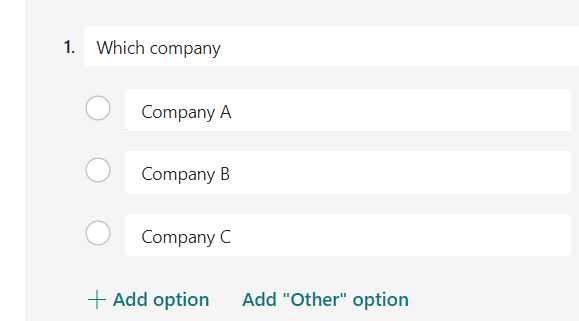MS Forms Architecture for a survey - Microsoft Q&A
