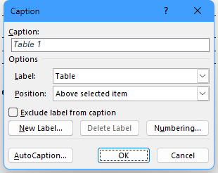 add a table of tables - Microsoft Q&A
