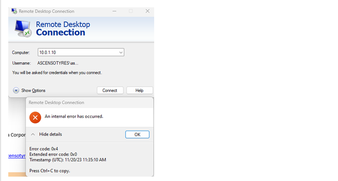 Unable to take RDP of a azure vm - Microsoft Q&A Unable to take RDP of a azure vm - Microsoft Q&A