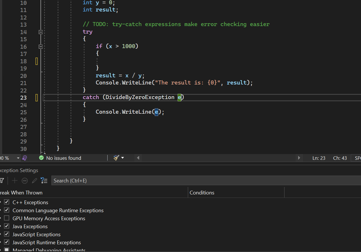 Enable Common Language Runtime Exceptions - Microsoft Q&A Enable Common Language Runtime Exceptions - Microsoft Q&A