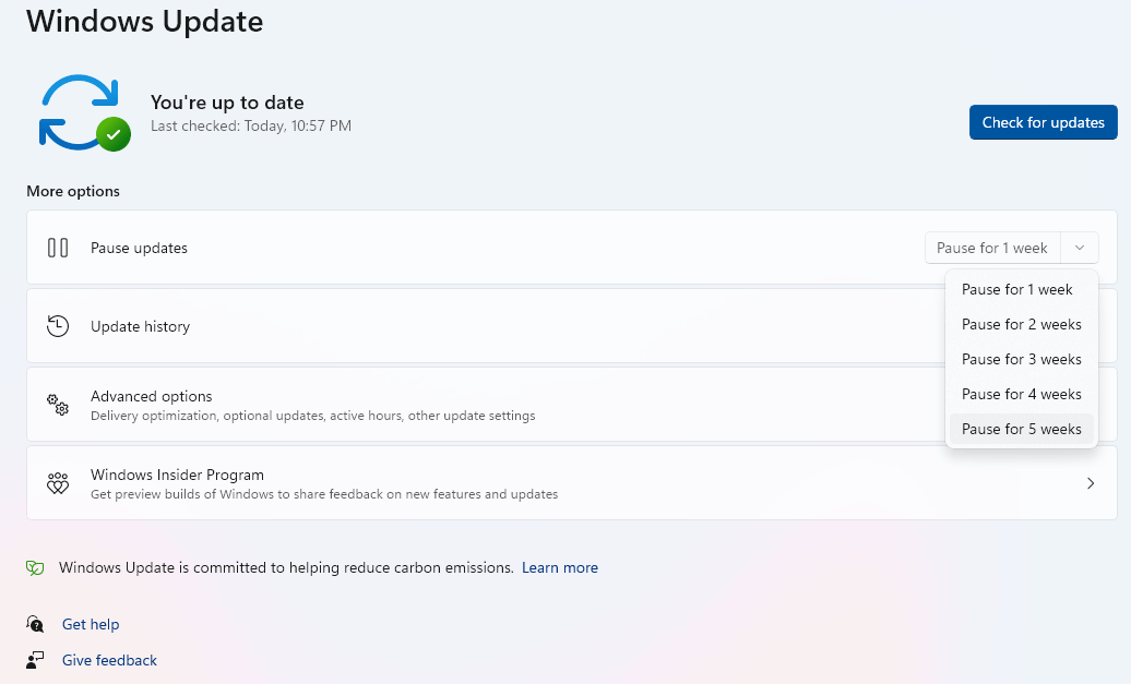 Is it possible to stop an update in progress? Taking too long ...