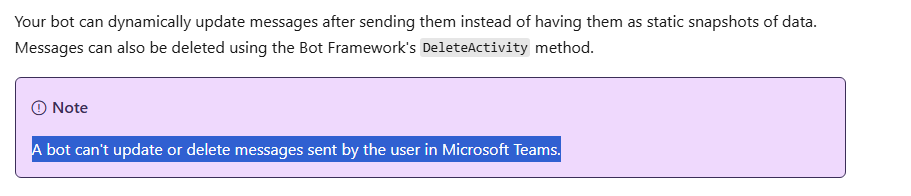 How to clear or delete user's chat history in Microsoft bot framework ...