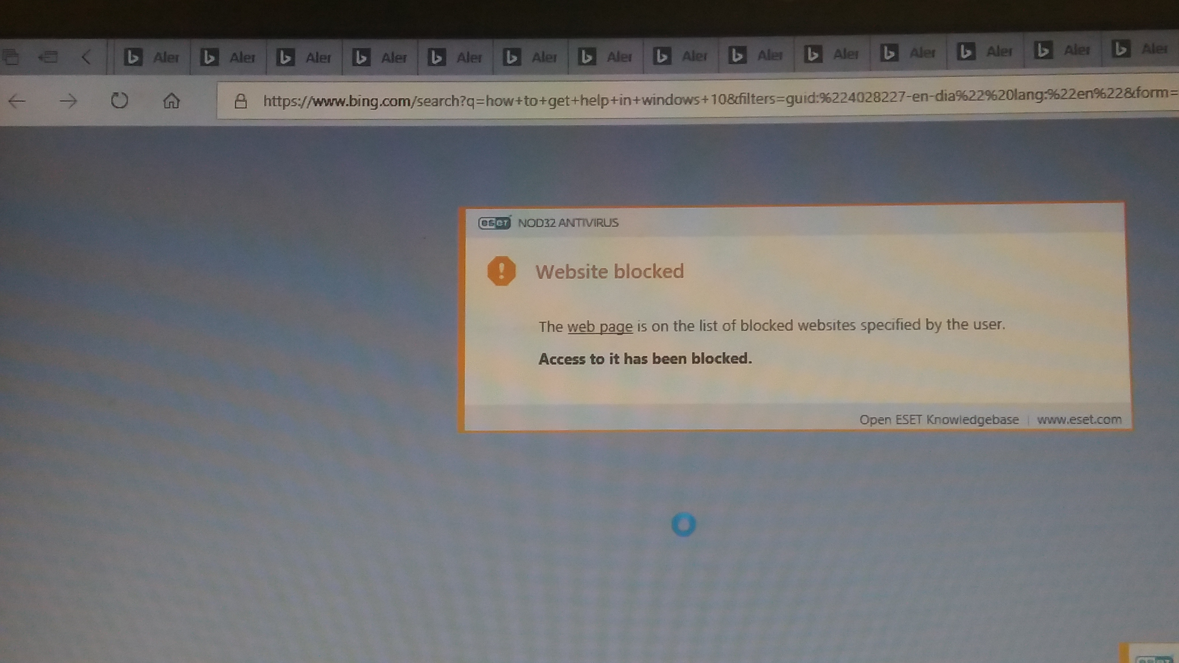 Microsoft edge automatically opens 100s of tabs points to the same ...