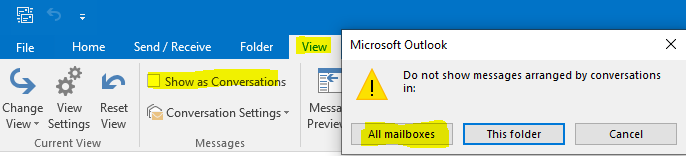 Outlook conversations - Microsoft Q&A