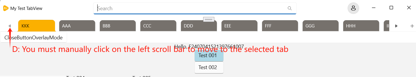 How To Scroll In The Tabs Area In Tabview In Winui3 By Using Code Microsoft Qanda 