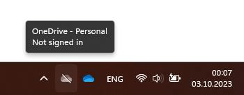 How to remove "OneDrive - Personal" icon from the taskbar? - Microsoft Q&A
