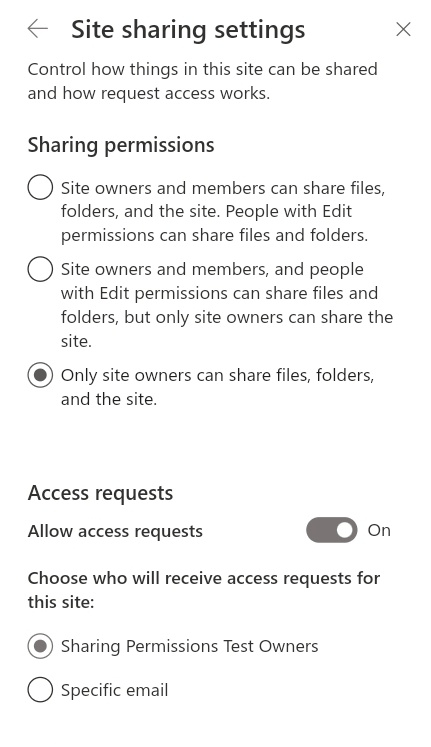 Sharepoint sharing - Microsoft Q&A