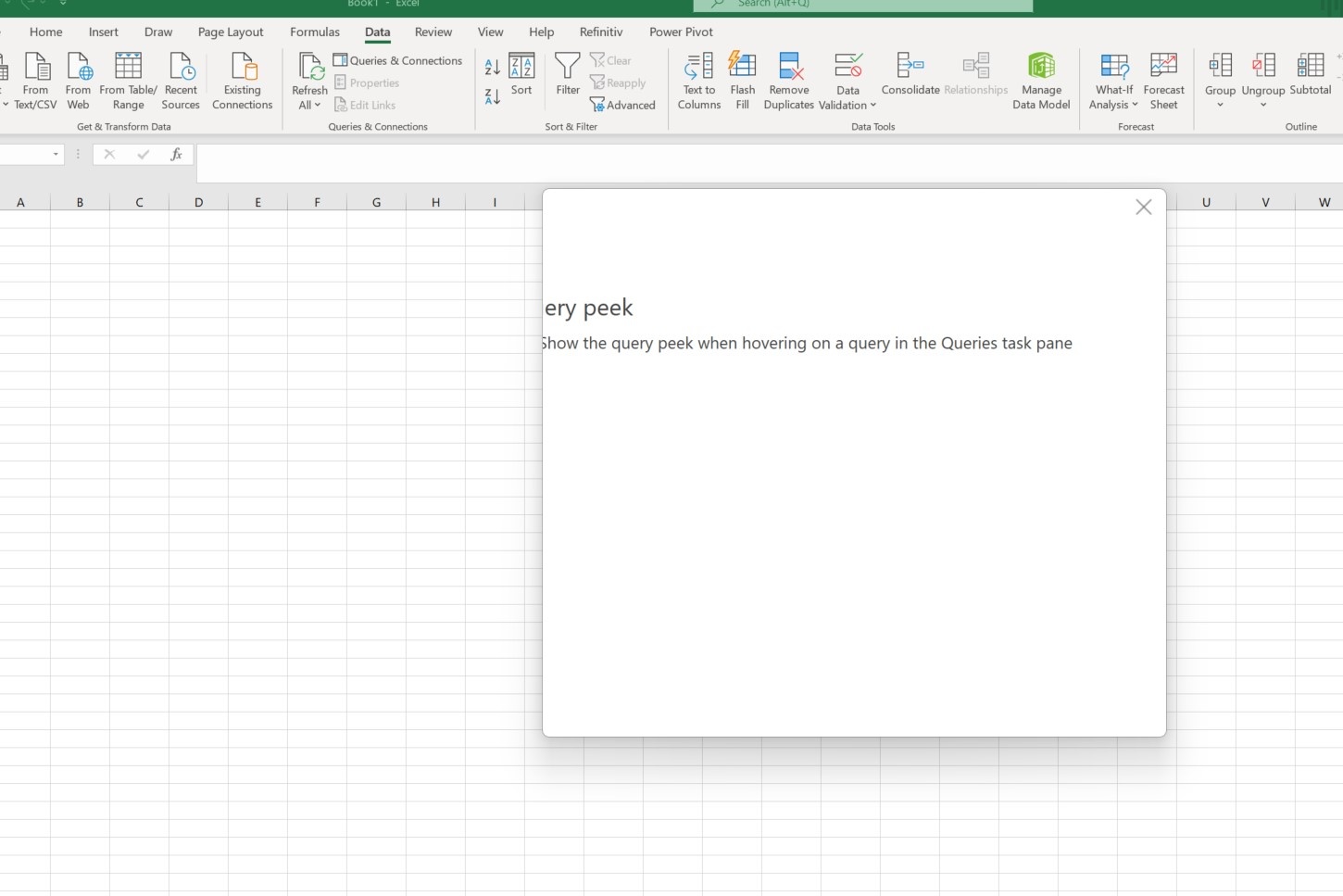 Office professional plus 2021 - Power Query pop up windows cutting off ...