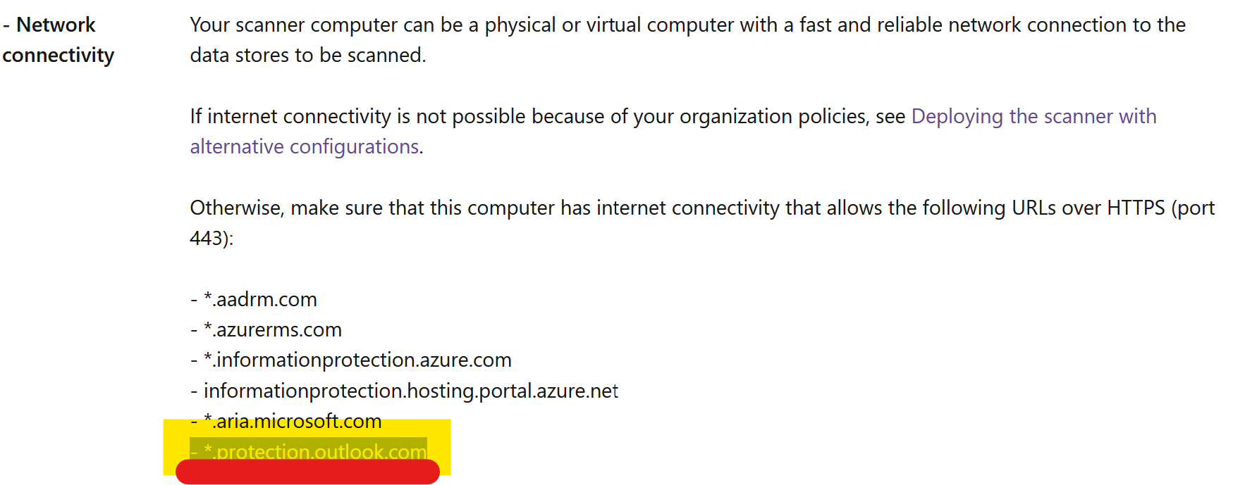 AIP Scannerinner Exception - Microsoft Q&A