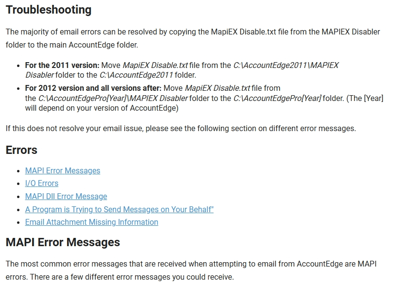 MapiEX could not be initialized - Microsoft Q&A