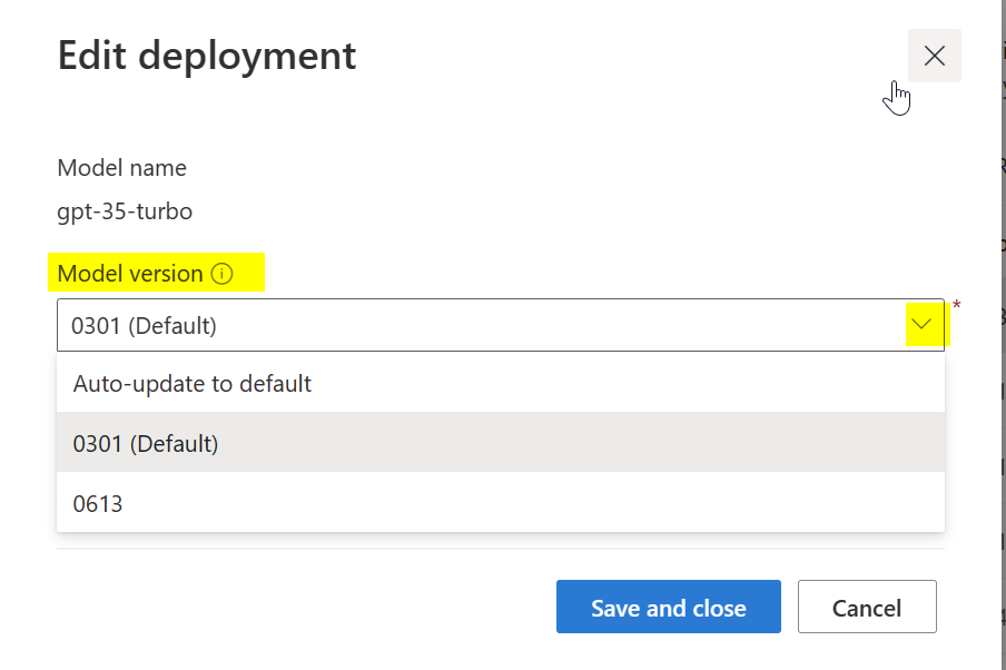 Revert GPT 4 deployment to previous model - Microsoft Q&A