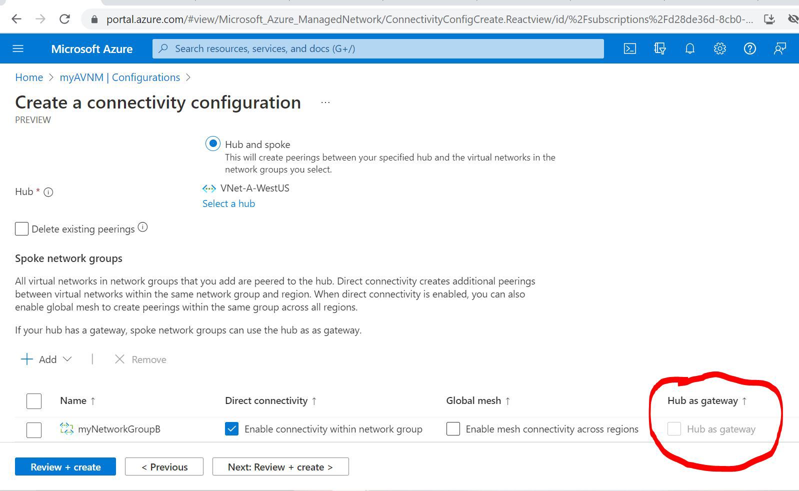 While Deploying Hub And Spoke Architecture On Azure Facing Problem While Creating Azure Policy