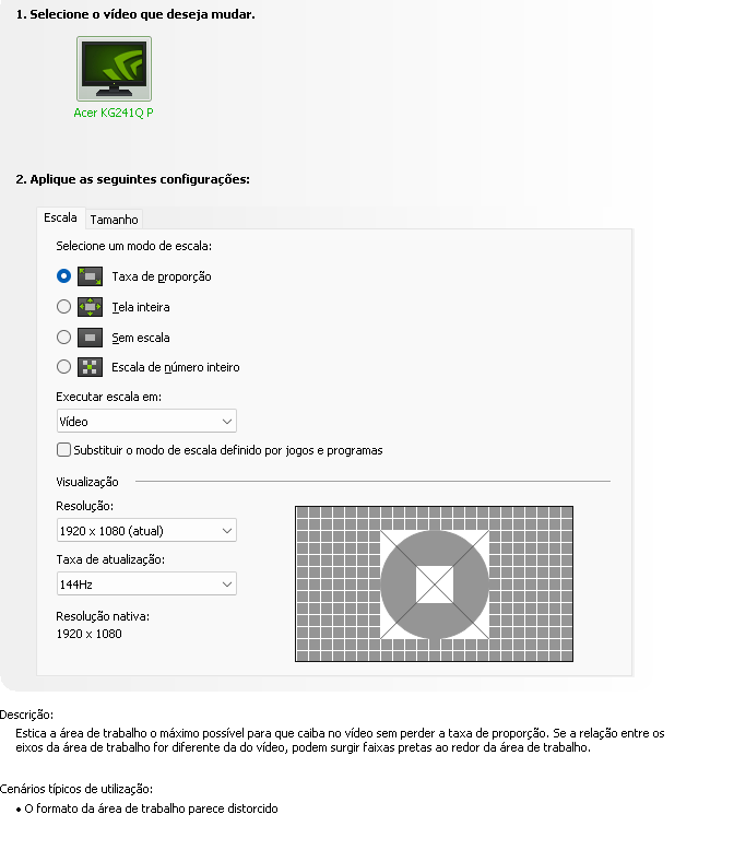 My desktop mode resolution and active signal mode was not matching when ...