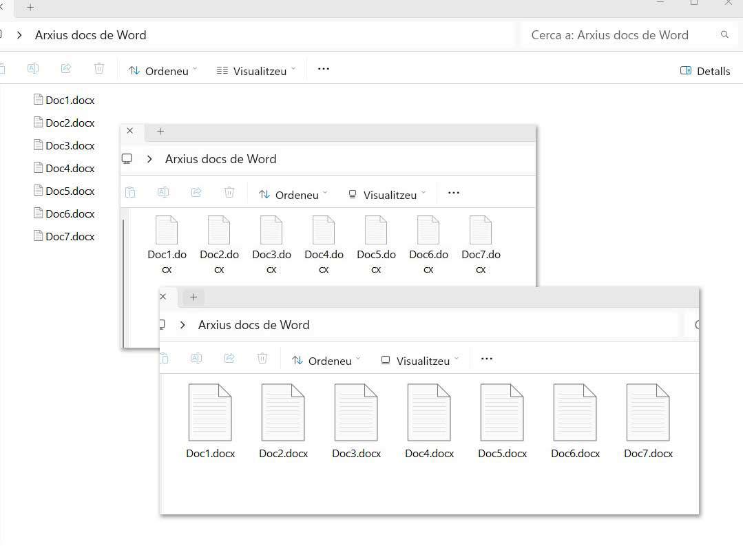 Problema con los iconos de archivos Word y la opción "Crear" en Windows ...