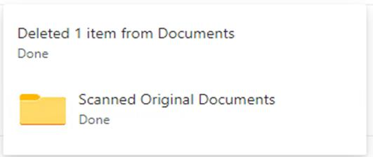 trying to delete one drive folders that were checked out a decade ago ...