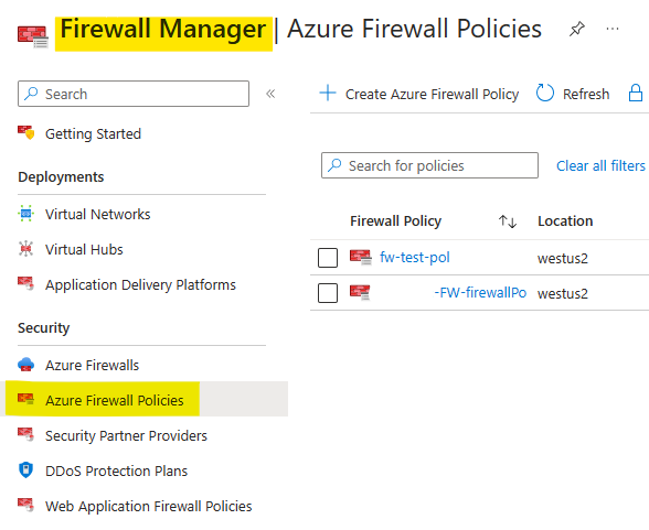 I can't see an option to change firewall rules under setting in firewall - Microsoft Q&A