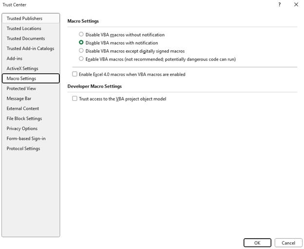 how to unblock macros on a excel document? - Microsoft Q&A