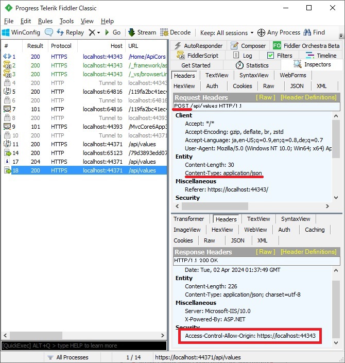 CORS Policy Blocking POST Request in ASP.NET Core Minimal API with IIS Express (GET Works ...