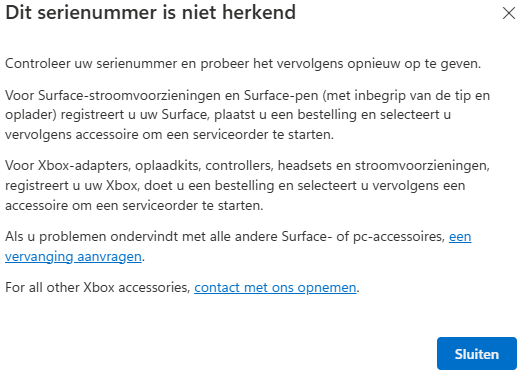 Why cant i add my laptop serialnumber to my microsoft account ...