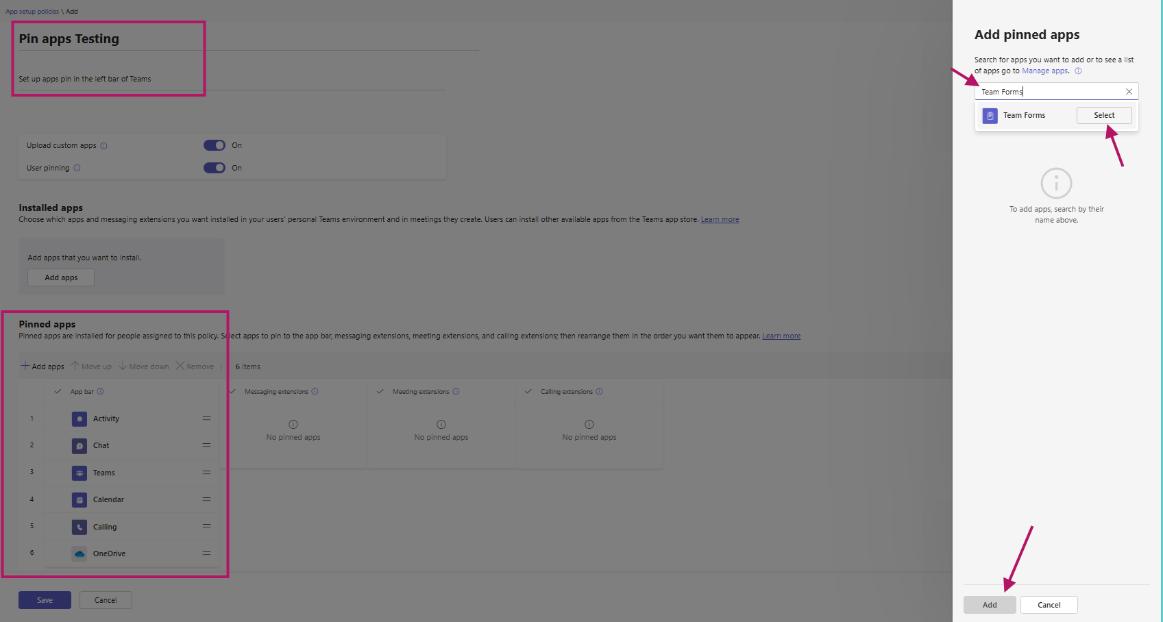 Pinning Apps in Outlook by default for all users - Microsoft Q&A