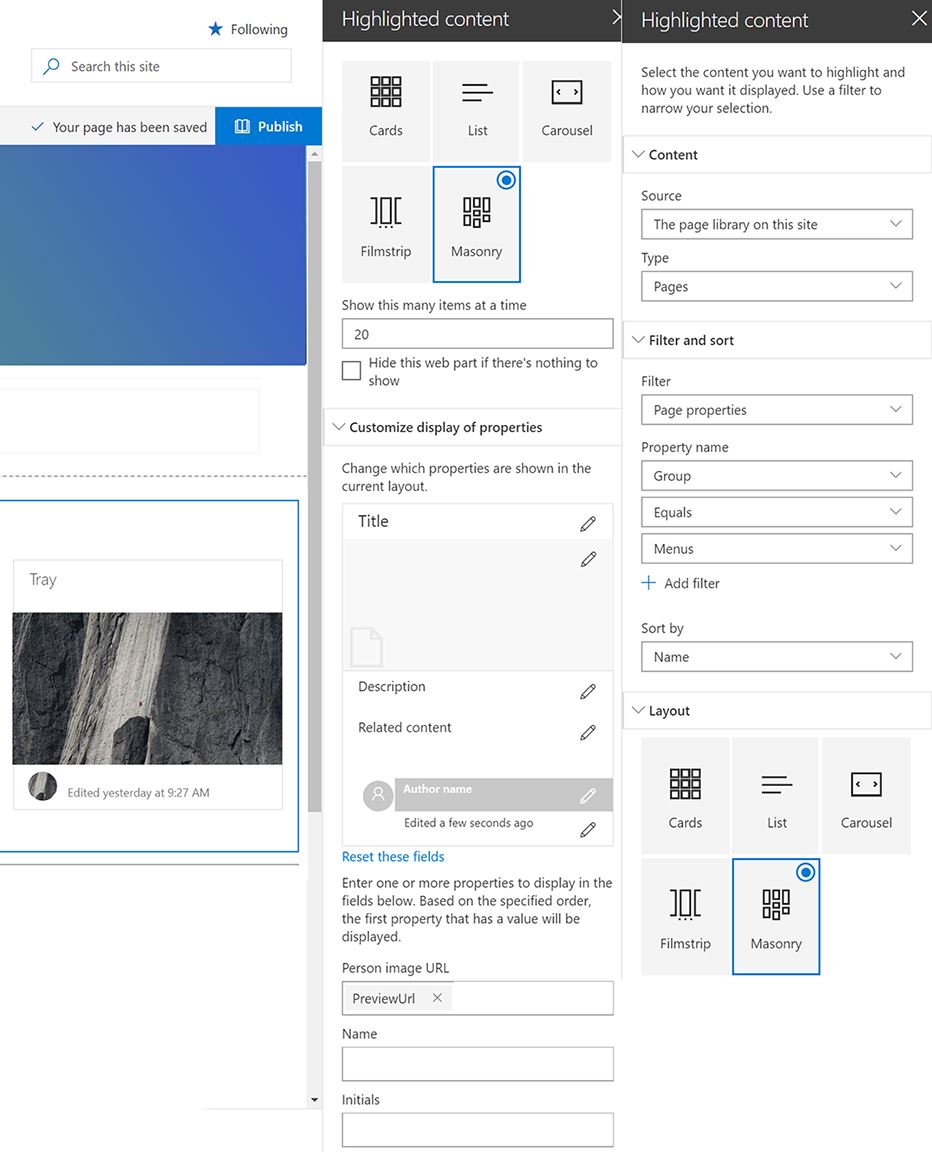 How to customize thumbnails within Highlighted Content's display of ...