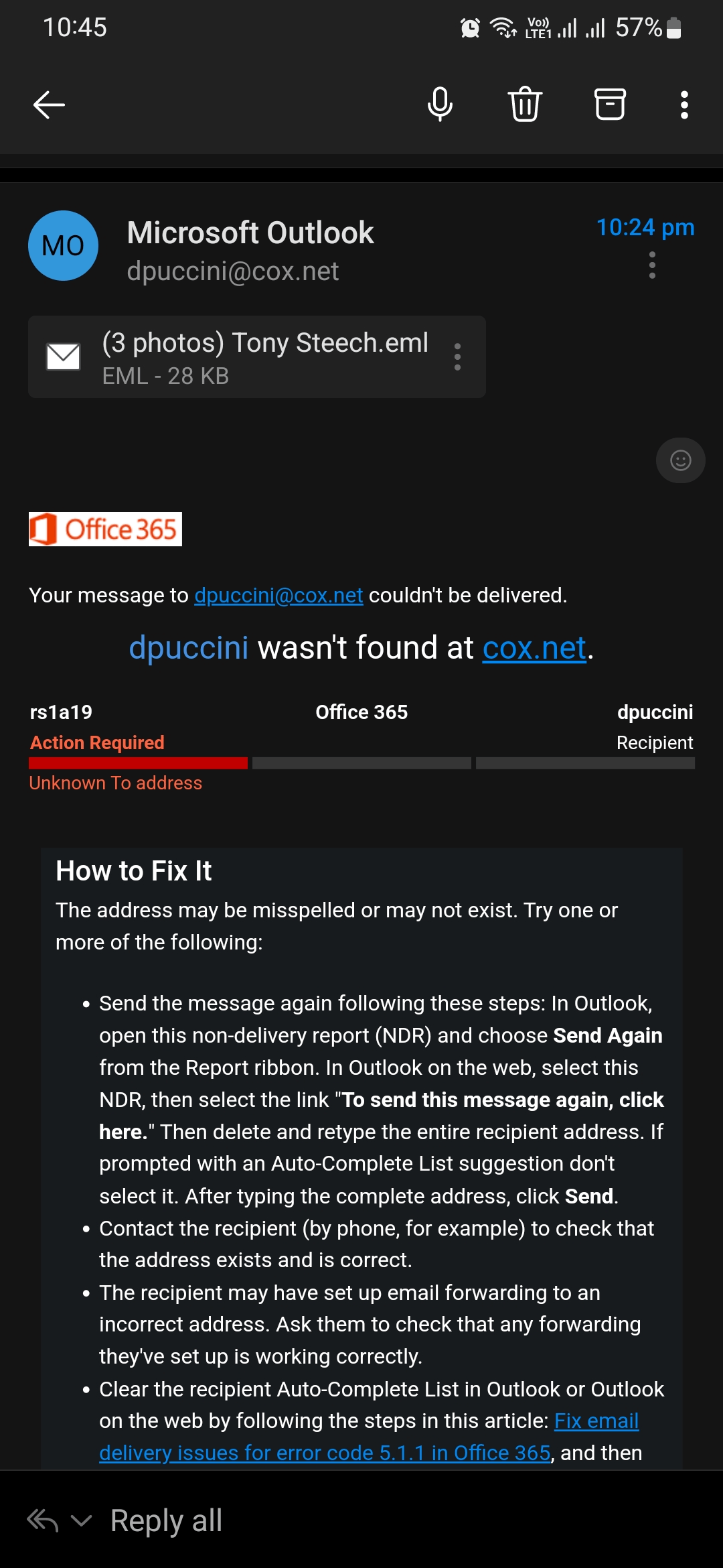 My outlook account automatically sent messages to unknown person .i ...