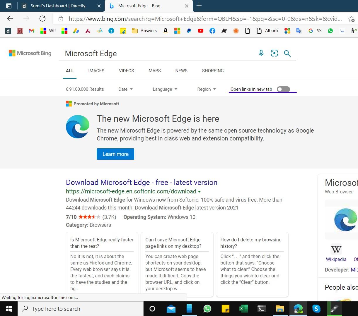 Edge keeps opening new tabs when I click - Microsoft Q&A
