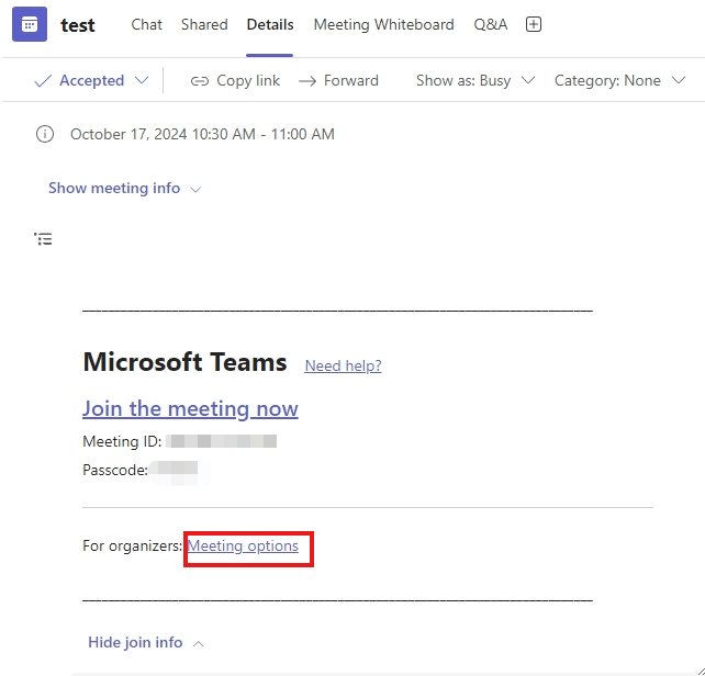 Why Can't a Co-Organizer or Owner Change or Update Meetings in Teams? - Microsoft Q&A