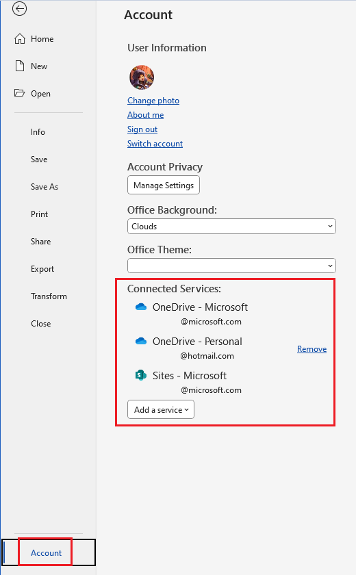 Does disconnecting my school account to microsoft will affect my access ...