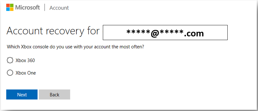 Recover your Microsoft account using the Online Validation Form(ACSR ...