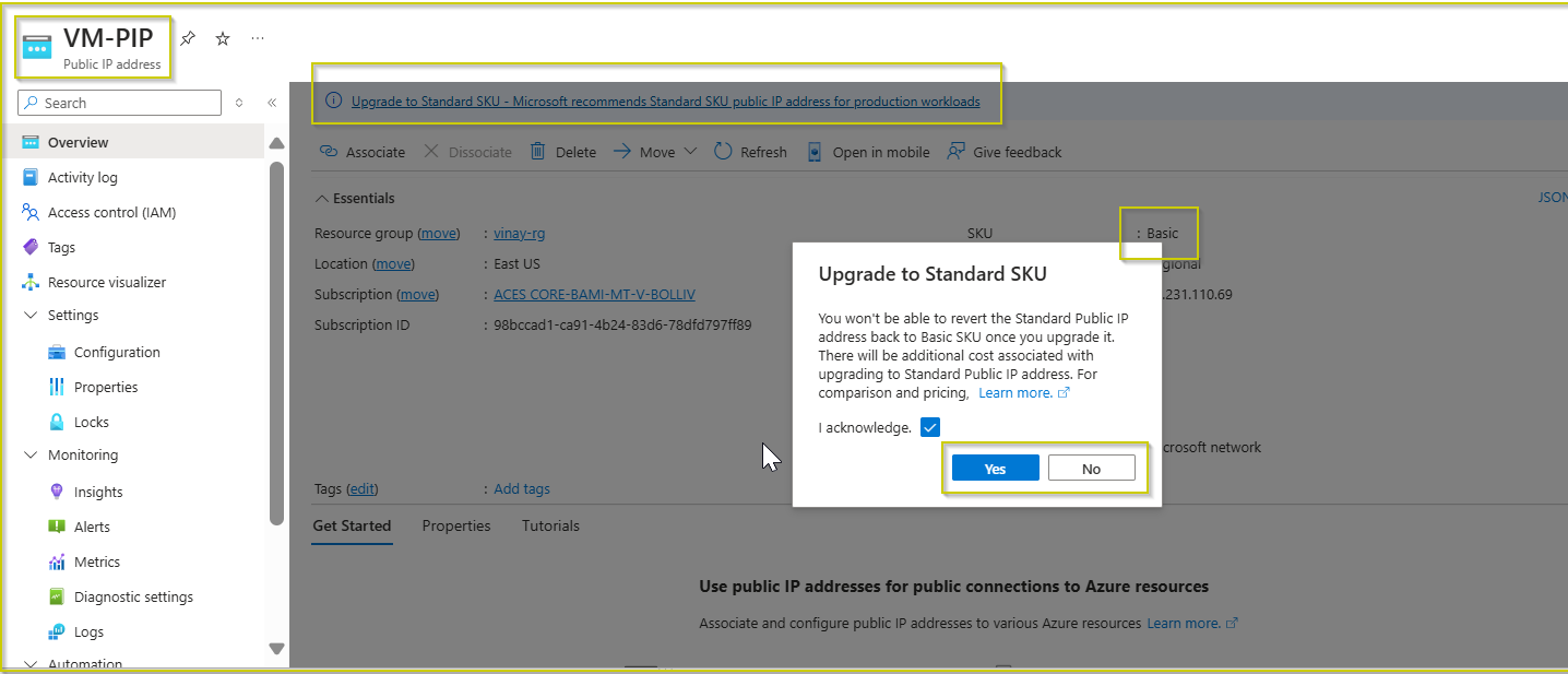 How to complete Virtual network gateway sku migration, Failure at the ... How to complete Virtual network gateway sku migration, Failure at the ...