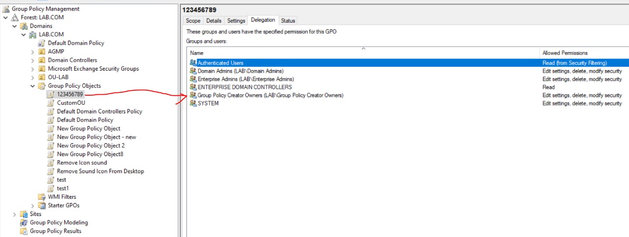 How can I delegate rights for a GPO? - Microsoft Q&A