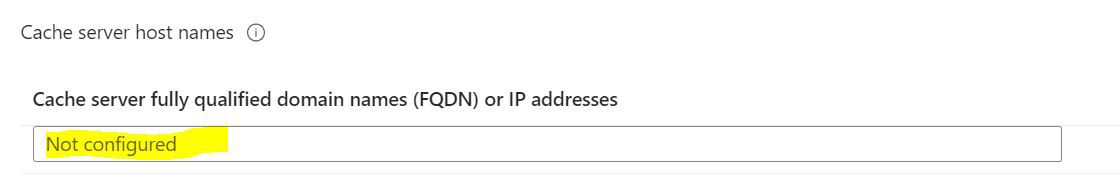 Delivery Optimization Setting Intune-Local Cache Server - Microsoft Q&A