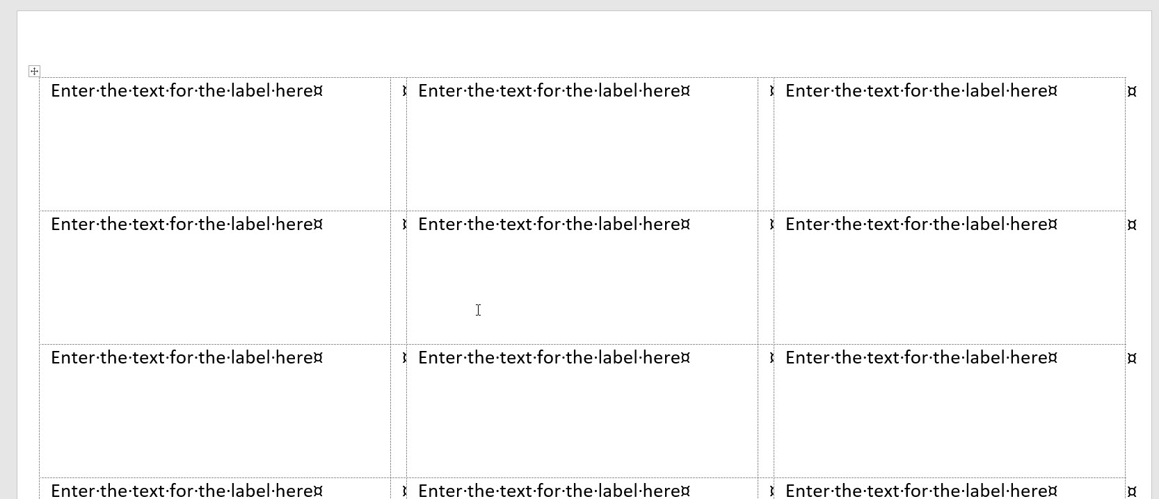 Printing labels in Microsoft Word 2016 - Microsoft Q&A